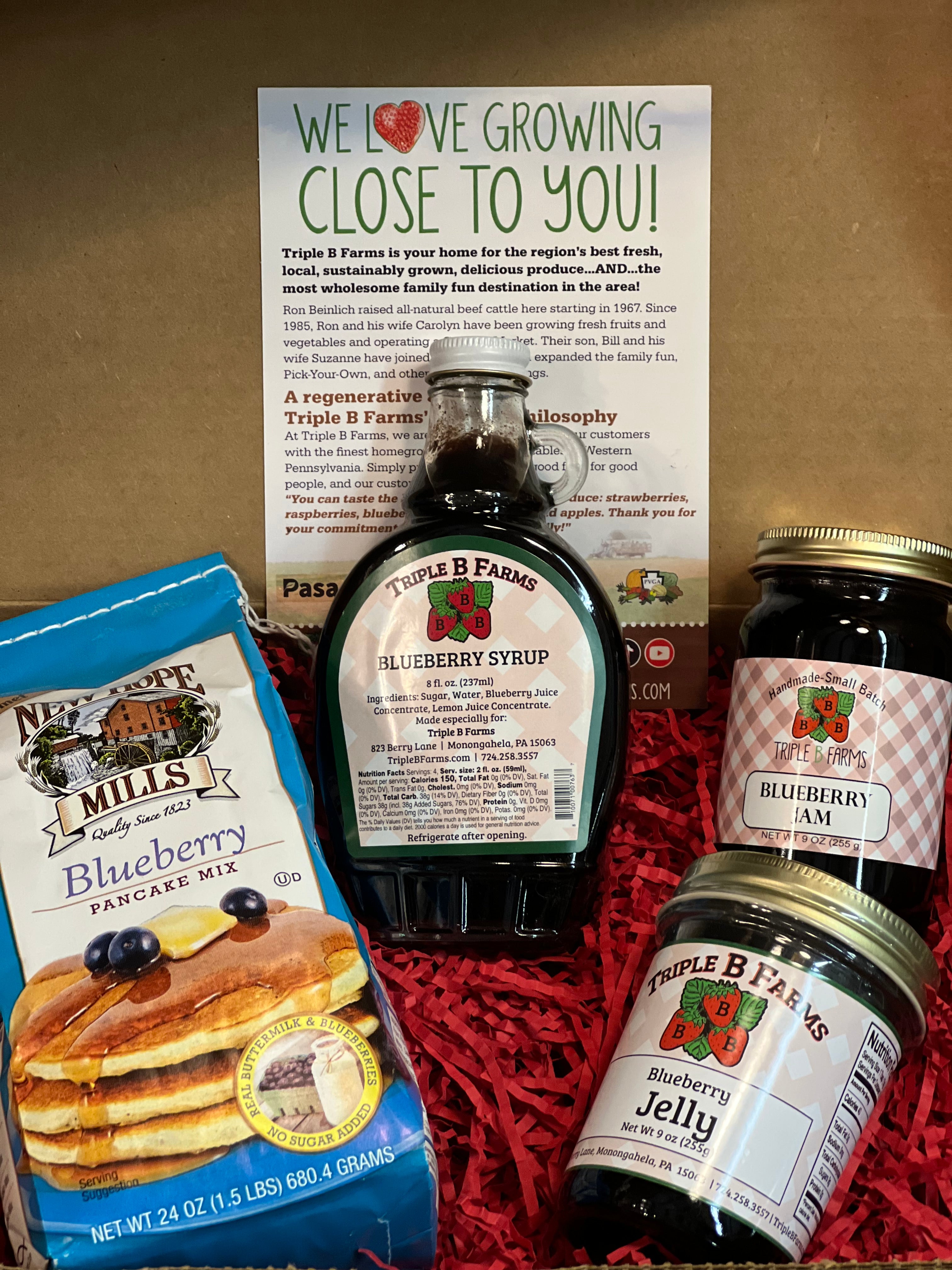 Blueberry Breakfast Gift Box – Triple B Farms