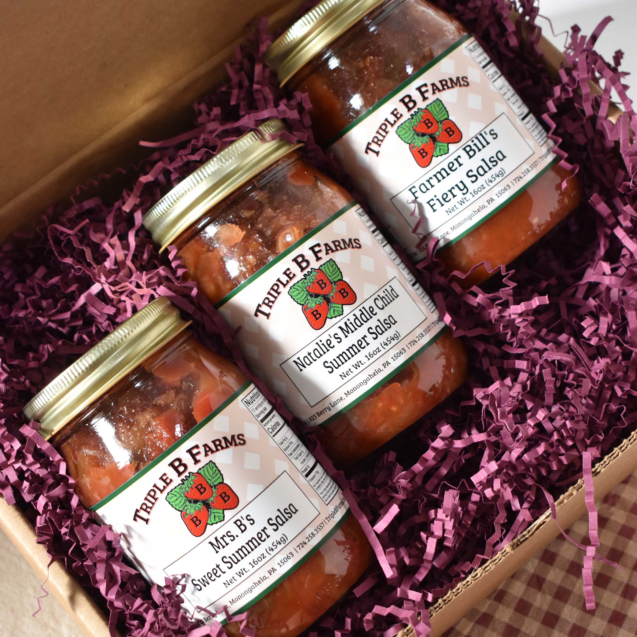 Triple B’s Family Salsa Gift Box – Triple B Farms